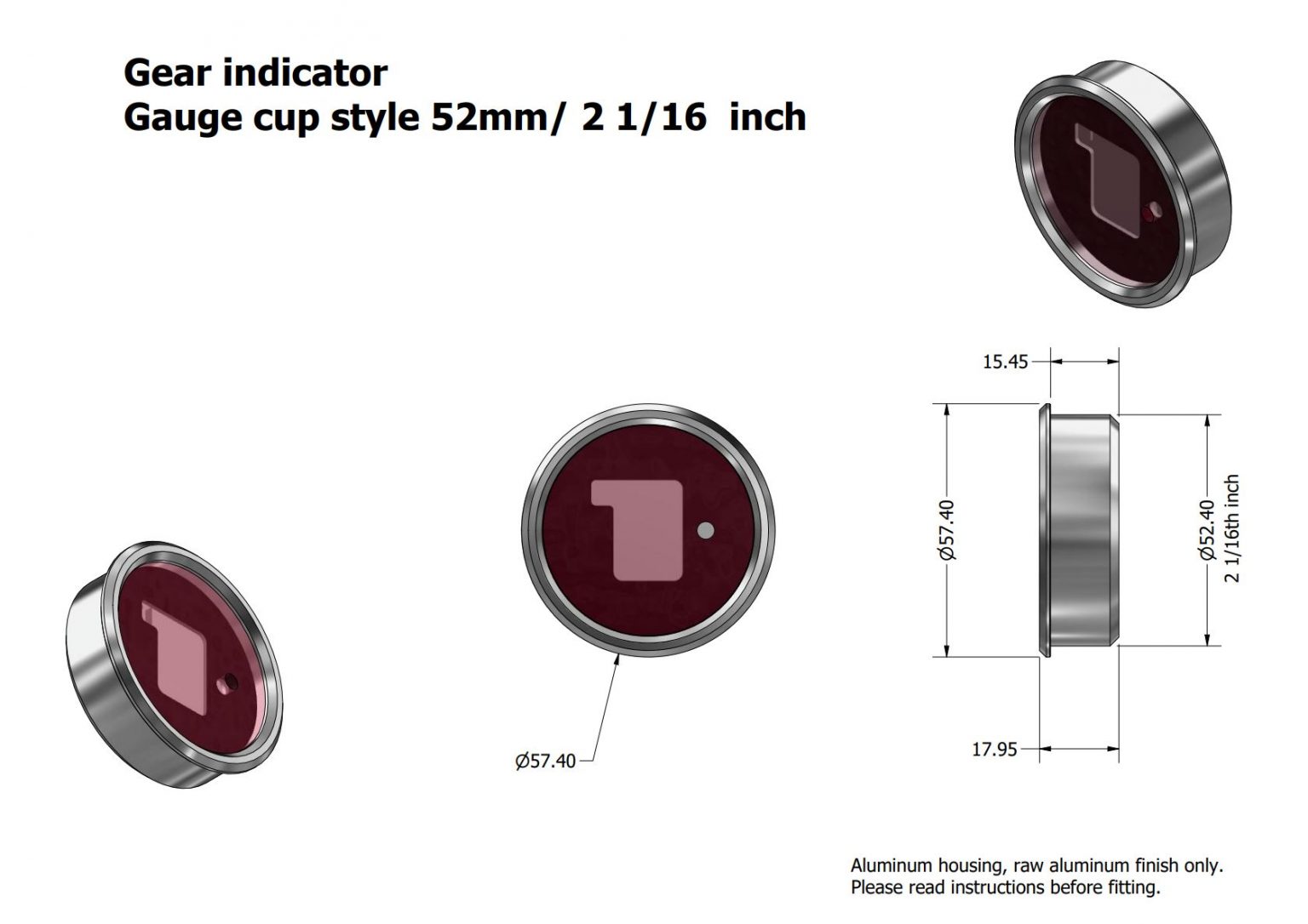 large gear indicator drawing - S1 Sequential