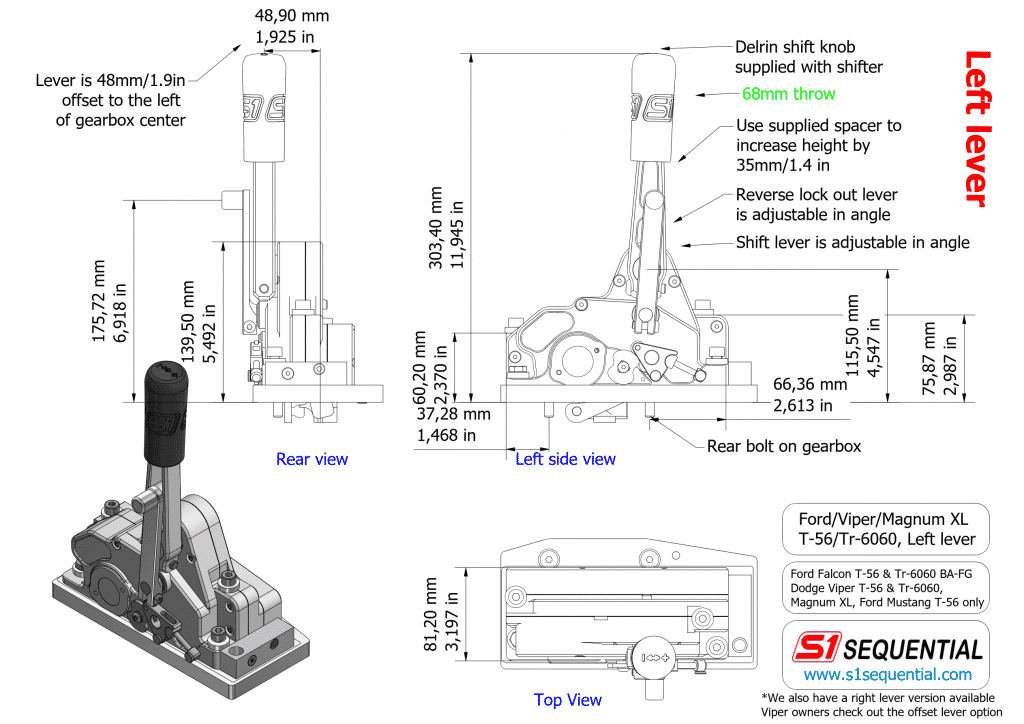 Sequential Shifter: Magnum – S1 Sequential