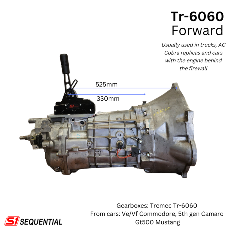 Shifter/Gearbox dimensions – S1 Sequential