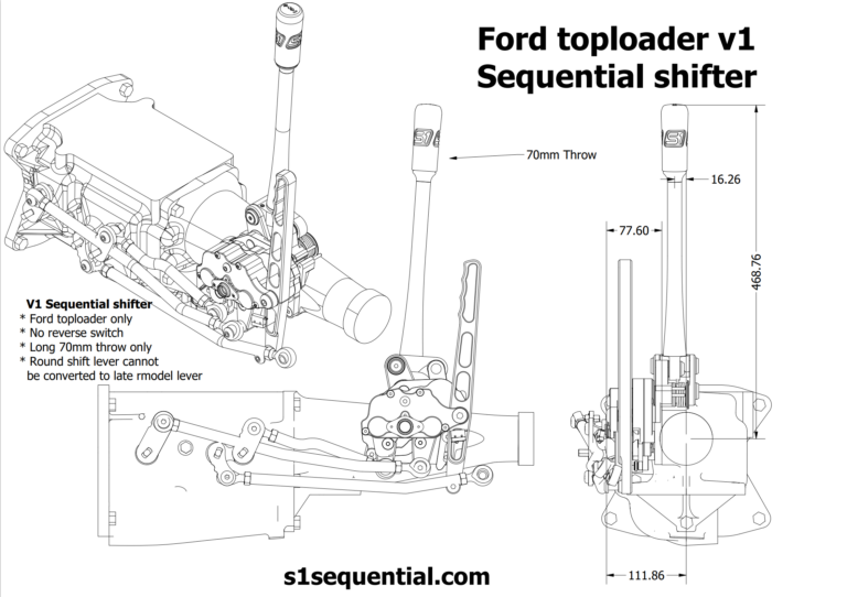 4 speed Sequential, Tex, Gforce, Ford, Muncie – S1 Sequential